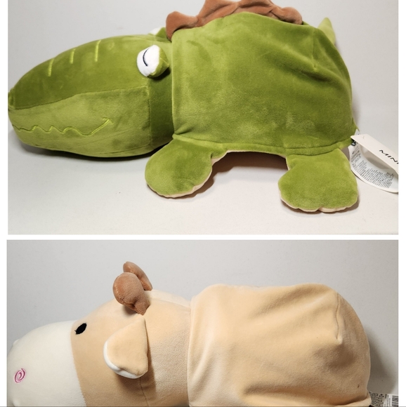 Sanrio | Toys | New Miniso Reversible Crocodile Cow Plush Stuffed ...